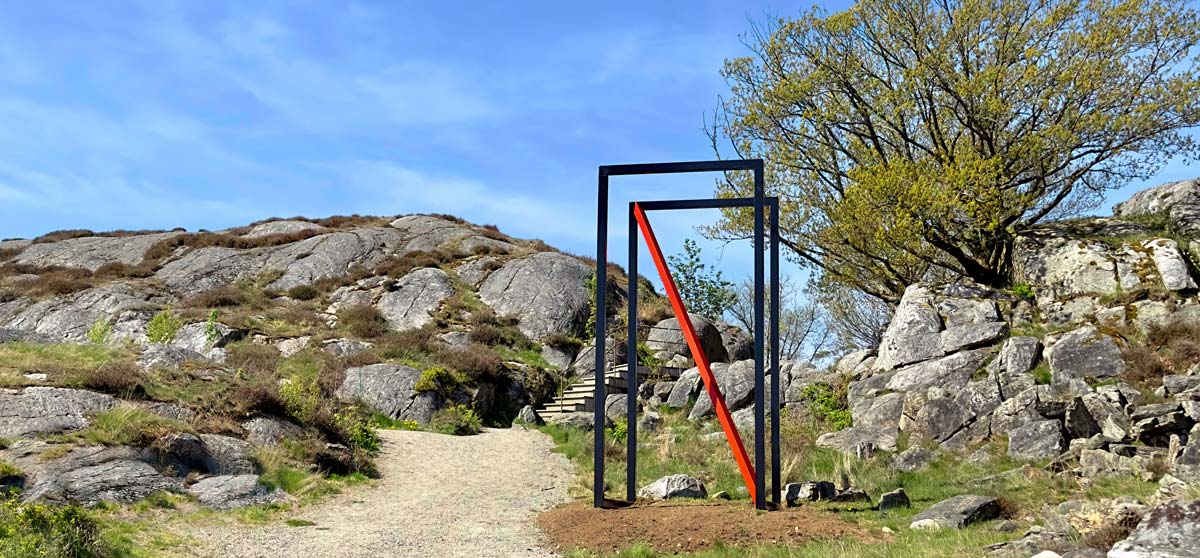 Sculpture park exhibition at Pilane on Tjörn island